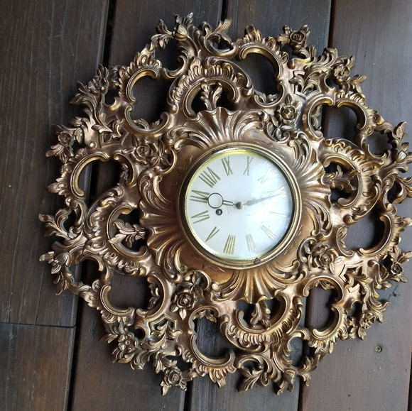 Syroco | Wall Decor | Syroco Regency Clock | Poshmark